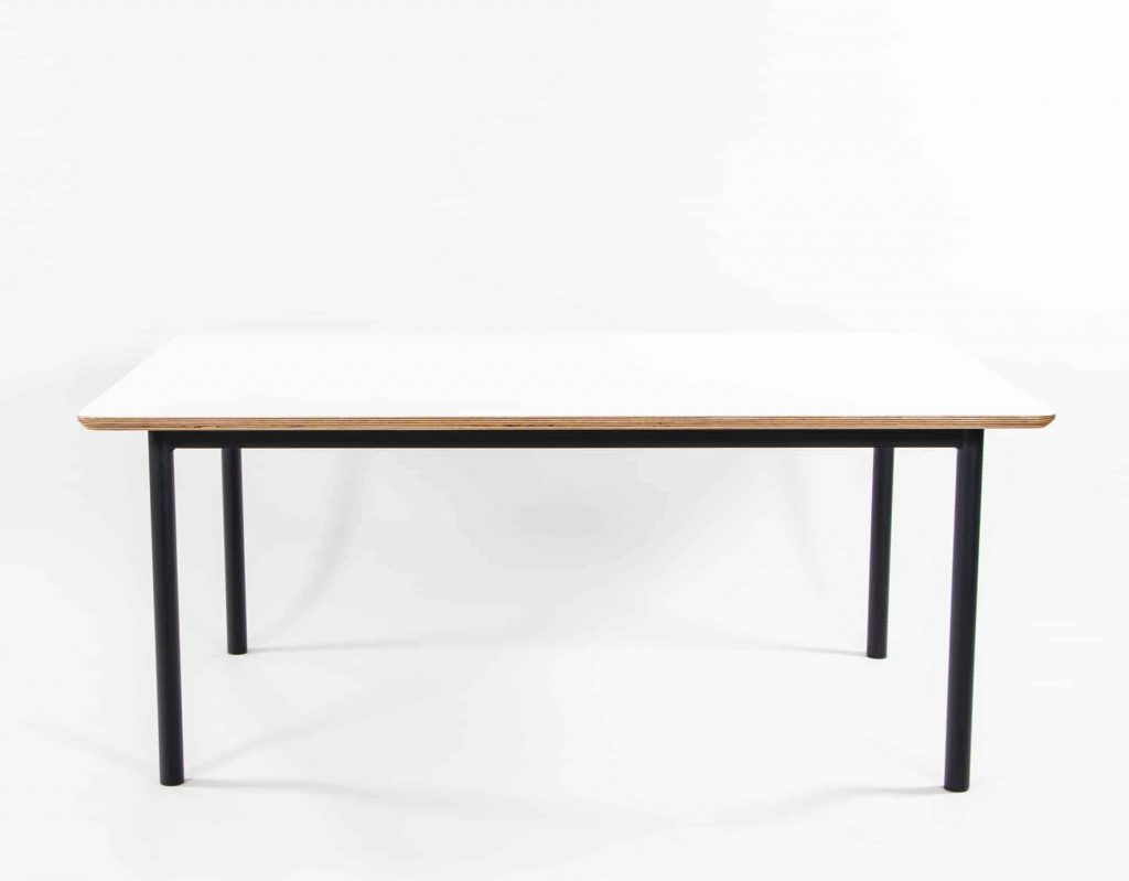 1200x600 Rectangle Table and Stacking Chairs (Set) - Starex